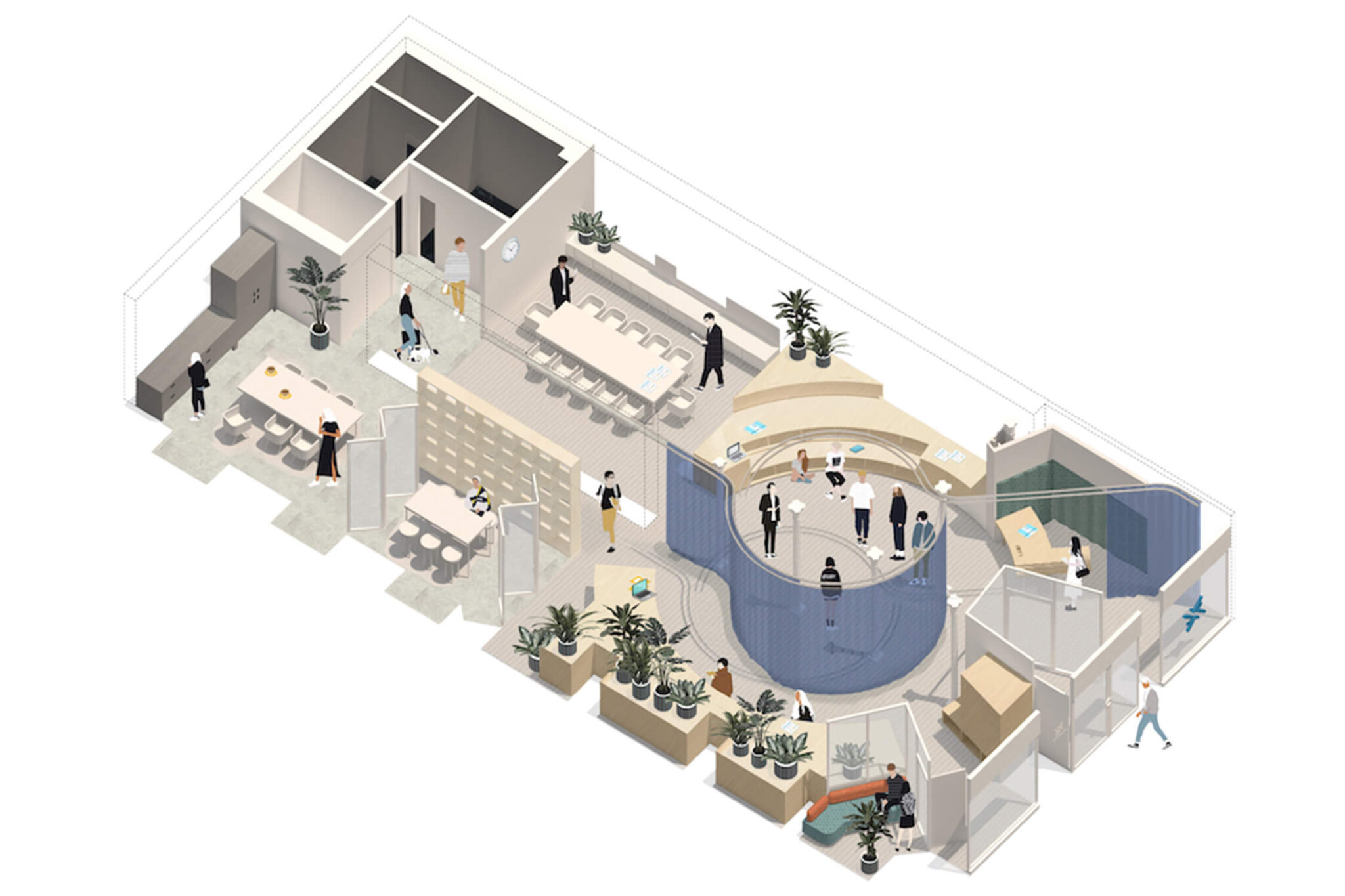 In Madrid, a Versatile Office by Enorme Studio Addresses Any Work ...