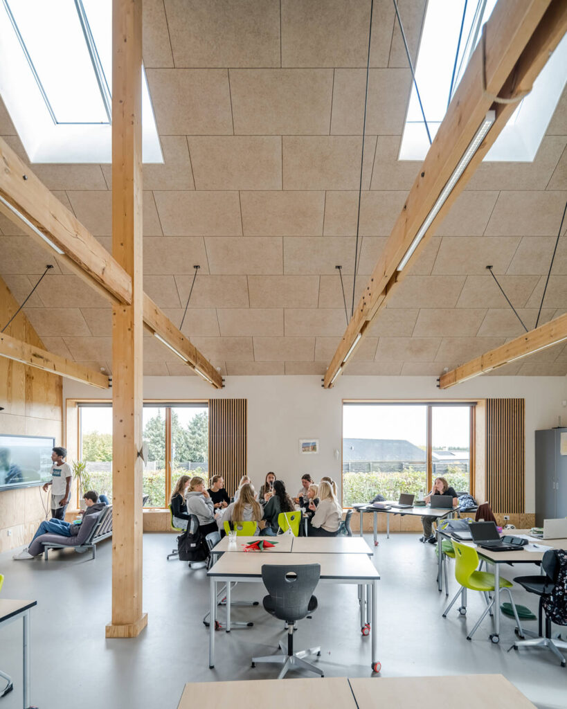 Henning Larsen's Feldballe School Leverages Bio-Based Materials | Azure ...